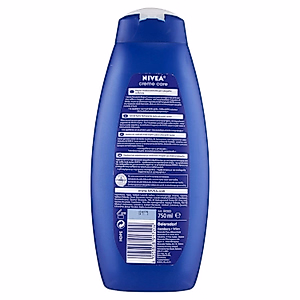 Nivea Bath Cream Body Wash, Creme Care Original Scent - 25.36 Ounce (750ml) x Pack of 3