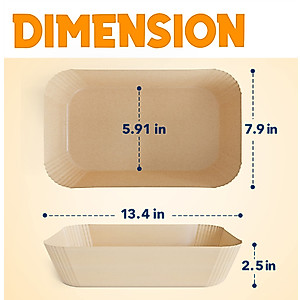 Air Fryer Paper Liners Non Stick Parchment Disposable Paper Liners Compatible with Ninja Smart XL Grill and Air Fryer, 100PCS