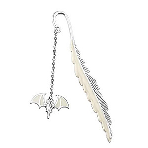 Gzrlyf Bat Bookmark Luminous Bookmarks Bat Gifts for Book Lover Bookworm Gifts Bat Lover Gifts (Luminous Bookmark)