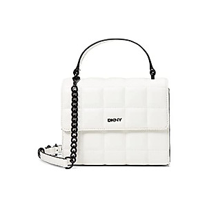DKNY Queenie Top-Handle Crossbody White/Black One Size