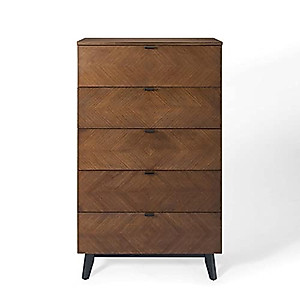 Modway Kali Mid-Century Modern Wood Chest in Walnut