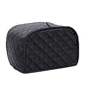 2 Slice Toaster Appliance Cover,Quilted Toaster Cover Bread Maker Cover,Kitchen Small Appliance Covers,Universal Size Microwave Toaster Oven Cover,Dustproof Cover for Most Standard 2 Slice Toasters