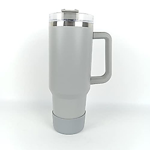 Stainless Steel Vacuum Tumbler with handle | stanley 40 oz tumbler with handle gray | simple modern 40 oz tumbler | Stanley cup 40 oz | stanley rubber bottom | 40 oz tumbler | bottom cup