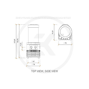 EKWB EK-Quantum Kinetic TBE 200 D5 PWM Pump-Reservoir Combo, D-RGB, Plexi
