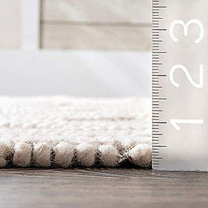 nuLOOM Natti Contemporary Trellis Area Rug, 7' 6" x 9' 6", Beige