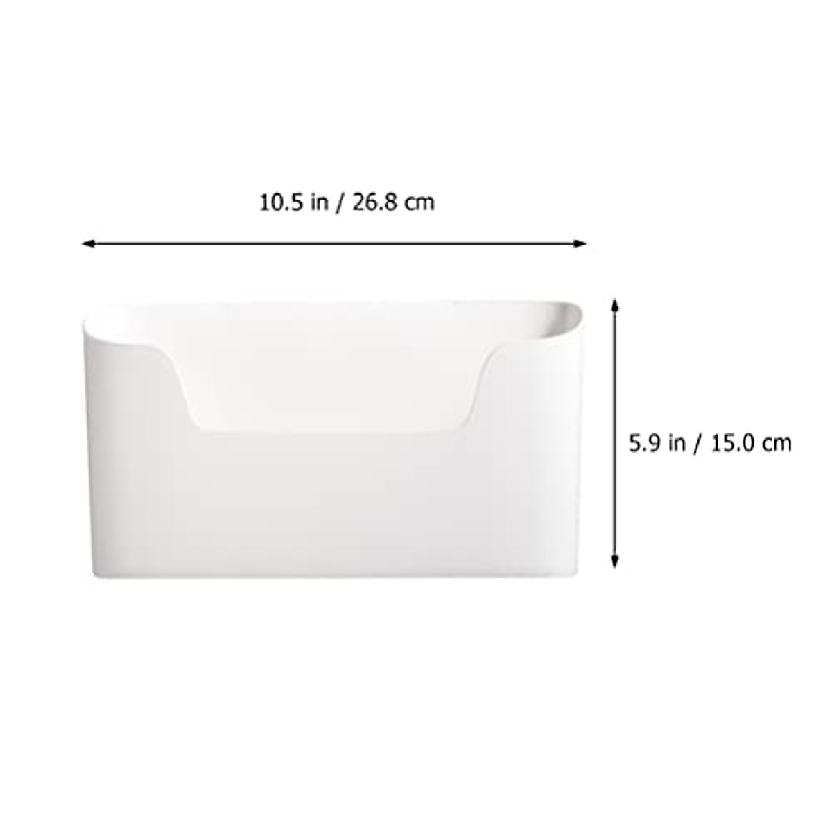 Hanging Storage Box Wall Mount: White Sundries Holder Self Adhesive Wall Organizer Punch Free Shelf Holder for Phone Reading Glasses Remote Control Remote Control Holder