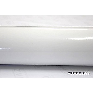 VViViD White High Gloss Realistic Paint-Like Microfinish Vinyl Wrap Roll XPO Air Release Technology (6ft x 5ft (Hood, Roof or Trunk Wrap Kit))