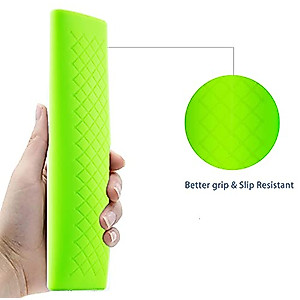 2 Pack Remote case for Vizio TV Controller, Silicone Remote Cover for Vizio XRT136 LCD LED TV Remote Controller, Smart TV Remote Skin Sleeve Glow in The Dark