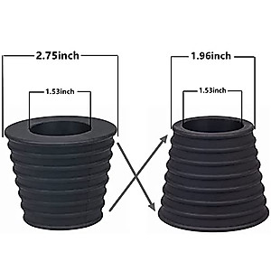 KECHIO Umbrella Cone Wedge and Table Umbrella Hole Ring and Cap Set for Outdoor Patio Umbrella, Umbrella Pole Diameter 1.5 Inch or Smaller