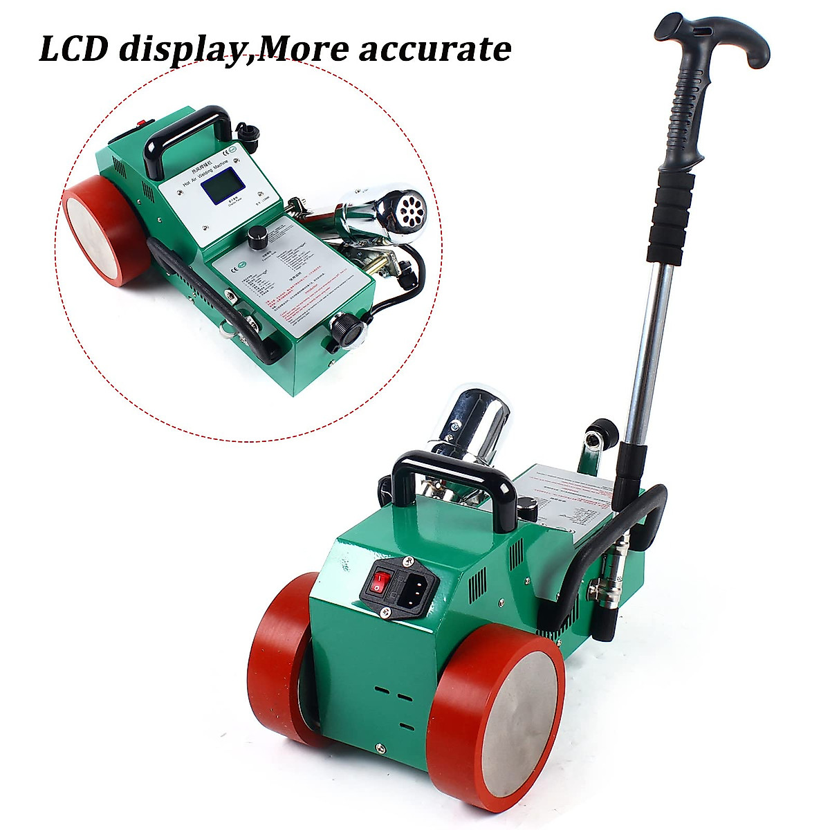 Gdrasuya10 1800W Automatic Banner Welding Machine,110V Hot Air Welder for PVC Material Flex Banner and Advertisement Material