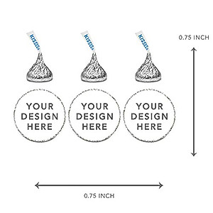 Andaz Press Gold Glitter Print Chocolate Drop Labels Stickers, Thanks for Celebrating with Us Striped, Black, 240-Pack, Not Real Glitter, for Kisses Party Favors