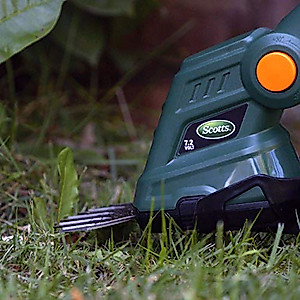 Scotts Outdoor Power Tools LSS10272PS 7.5-Volt Lithium-Ion Cordless Grass Shear/Shrub Trimmer with Wheeled Extension Handle, Green