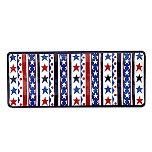 Certified International Stars & Stripes Melamine Hostess/Serving Set, Multicolor, Large, 3 Piece