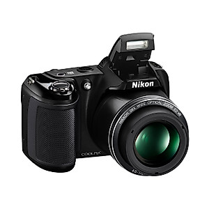 Nikon Coolpix L340 20.2 MP Digital Camera with 28x Optical Zoom and 3.0-Inch LCD (Black)