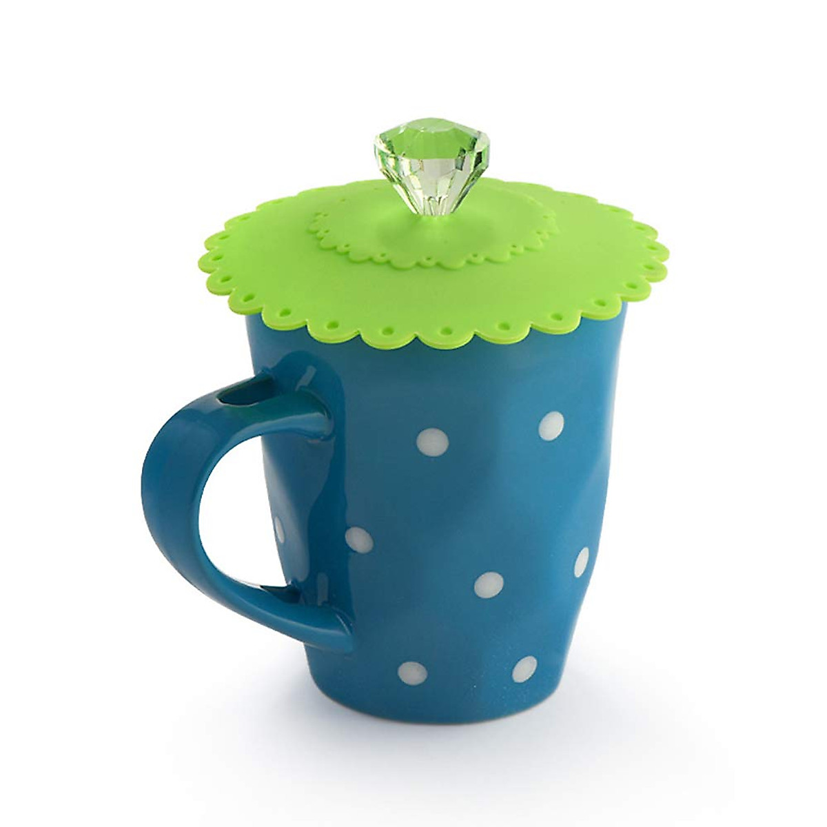 Silicone Cup Lids Coffee Mug Cover for Coffee Tea Cups 6pcs