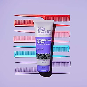 SoftSheen-Carson Dark&Lovely Detangling Cream, 6.8 Fl Oz - For Protective Styles, With Peppermint&Avocado Oil for Braids, Weaves, Wigs&Locs No Dyes, No Mineral Oil, No Petrolatum