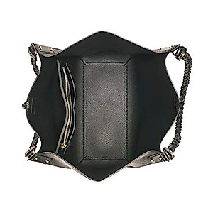 Calvin Klein Shelly Rocky Road Novelty Large Tote, Black/Gold