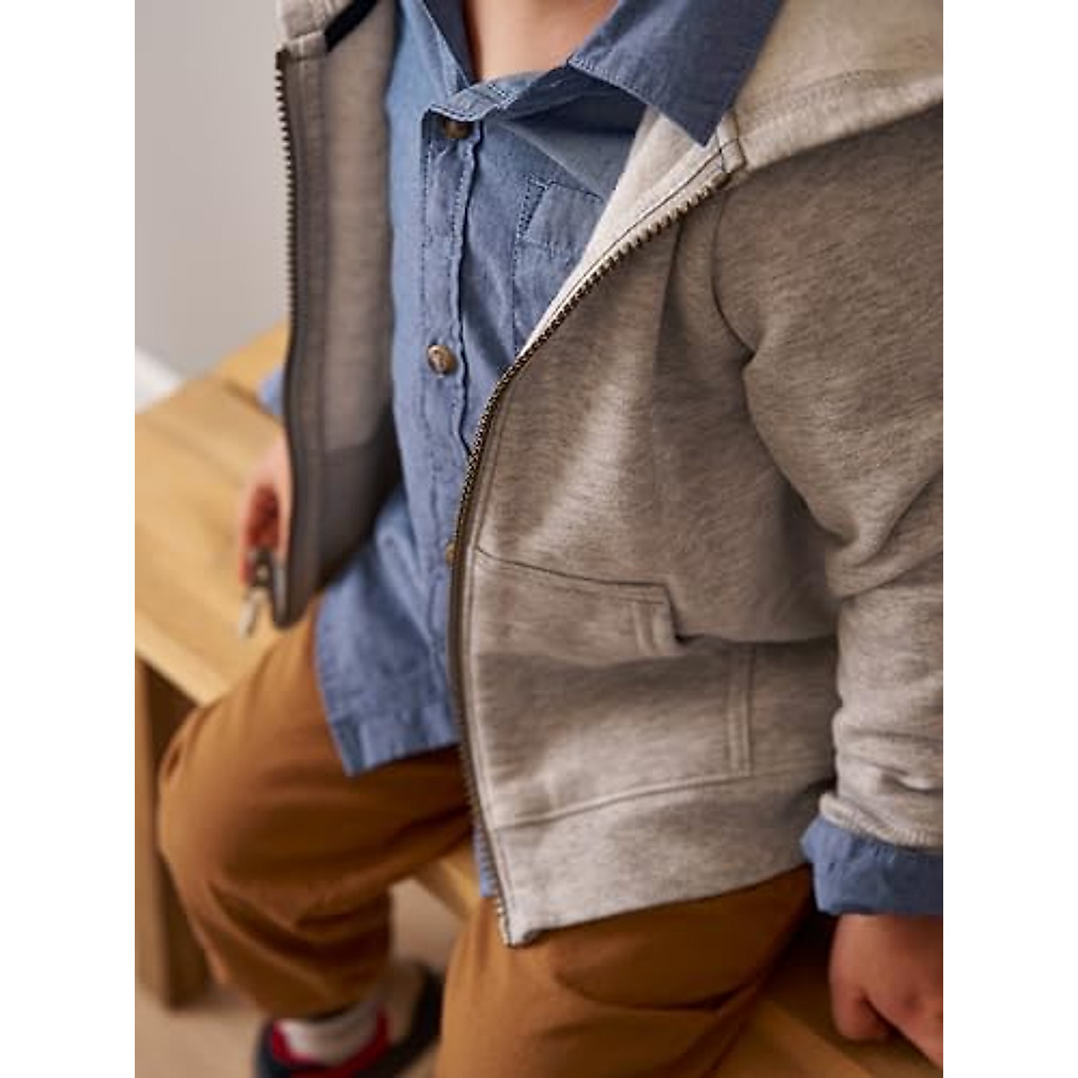 Simple Joys By Carter's Baby Boys 3-piece Playwear Pants Set, Chambray, 5T US