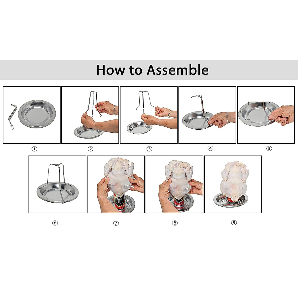 Barbecue Beer Can Chicken Roaster - by Home-X