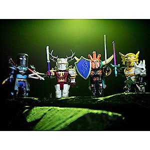 Roblox Action Collection - Days of Knight Four Figure Pack [Includes Exclusive Virtual Item]