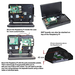 SmartiPi Touch Pro for Raspberry Pi 3,4, and 5 (Large - Without External Micro SD Card Access)