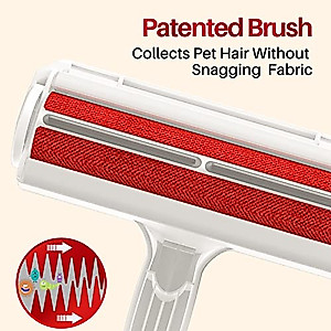 Reuseable Hair Remover - ORDORA Pet Hair Roller for Cat, Couch, Furniture, Carpet and Bedding, Portable Lint Rollers - Perfect Dog Fur Remover Tool