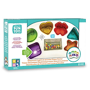 Nothing But Fun Toys Lights & Sounds Shape Sorter Designed for Children Ages 9+ Months,Multi