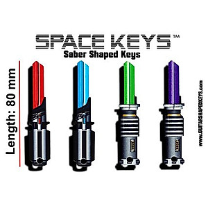 Set of 4 Saber Shaped Space Keys™ - Weiser WR5 WR3