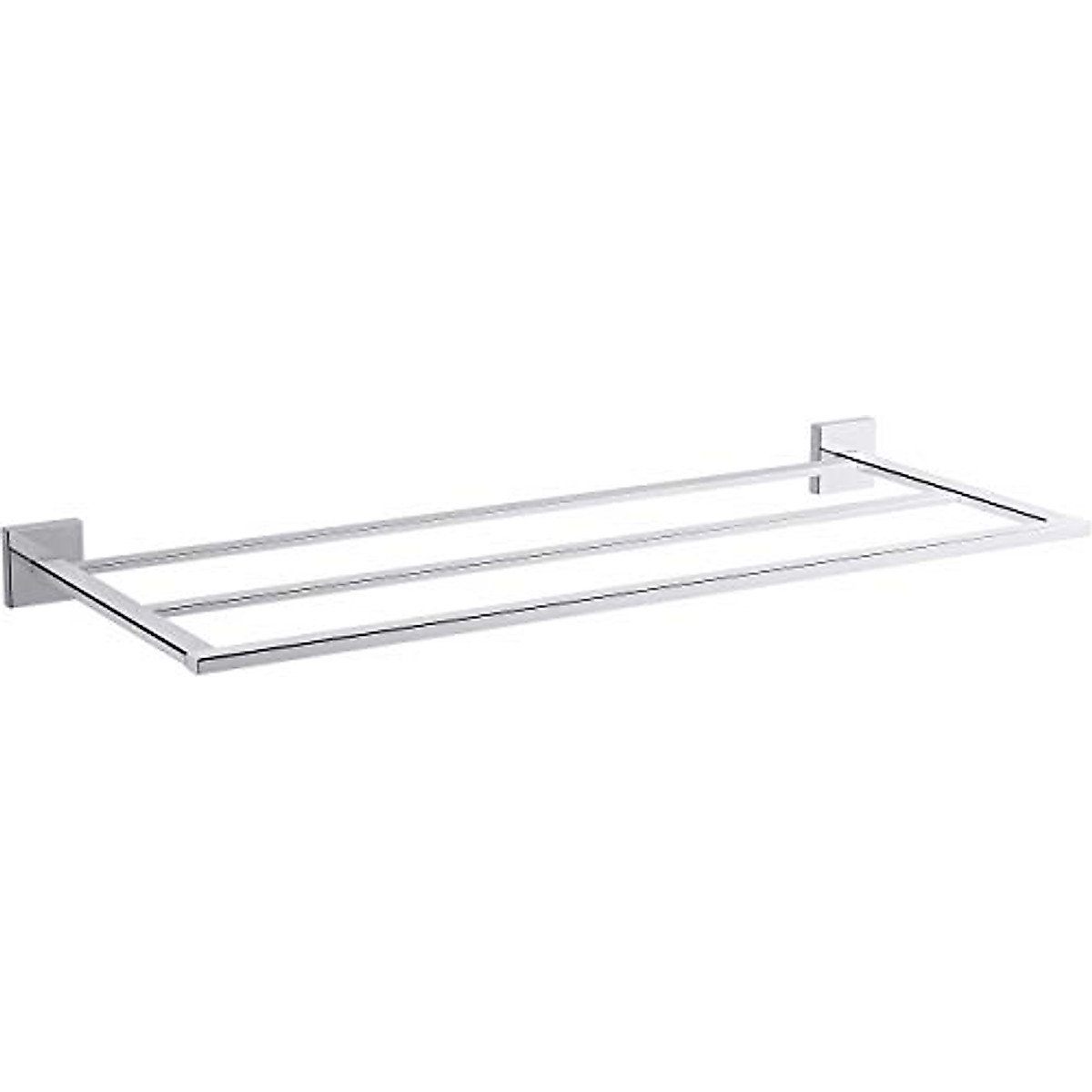 Kohler K-23299-CP Square Hotelier, Polished Chrome
