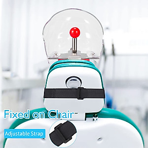 ANNWAH Dental Simulator Manikin Phantom Head - Teaching Mouth Head Model Fix on Chair Replaceable Typodont Tooth Model 360-Degree Adjustment for Dentists & Dental Assistants and Hygienists