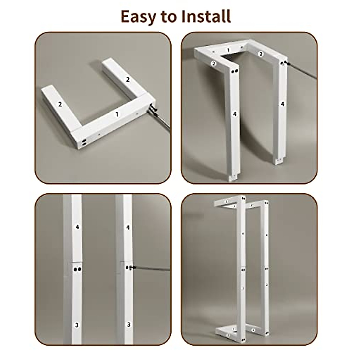 Sonefreiy Bathroom Wall Towel Racks for Rolled Towels, Solid Wooden White Towel Holder, Wall Towel Organizer Rustic Bathroom Towel Storage for Shower Towel, Bath Towels, Beach Towels, Towel Shelves