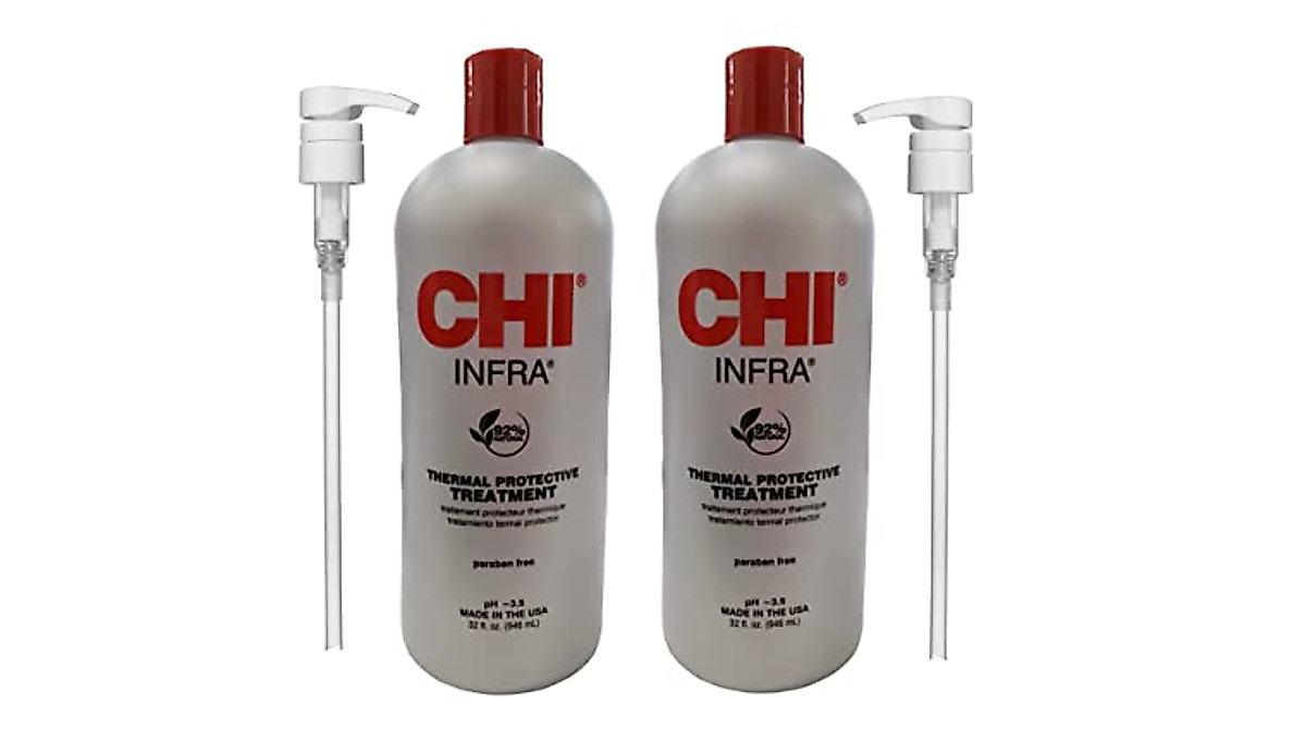 CHI Infra Shampoo & Treatment Duo with Pumps - Deep Hydration & Color Care