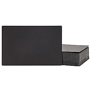 100 Pack Black Index Cards - Perfect for Studying, Office and School Supplies, and DIY Crafts (3x5 Inches) - Ideal for Notetaking and Organization