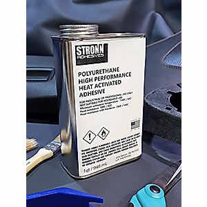 32oz Polyurethane Heat Activated Adhesive Glue Contact Cement for Automotive Upholstery & Shoe Sole 1qt STRONN SAR 306