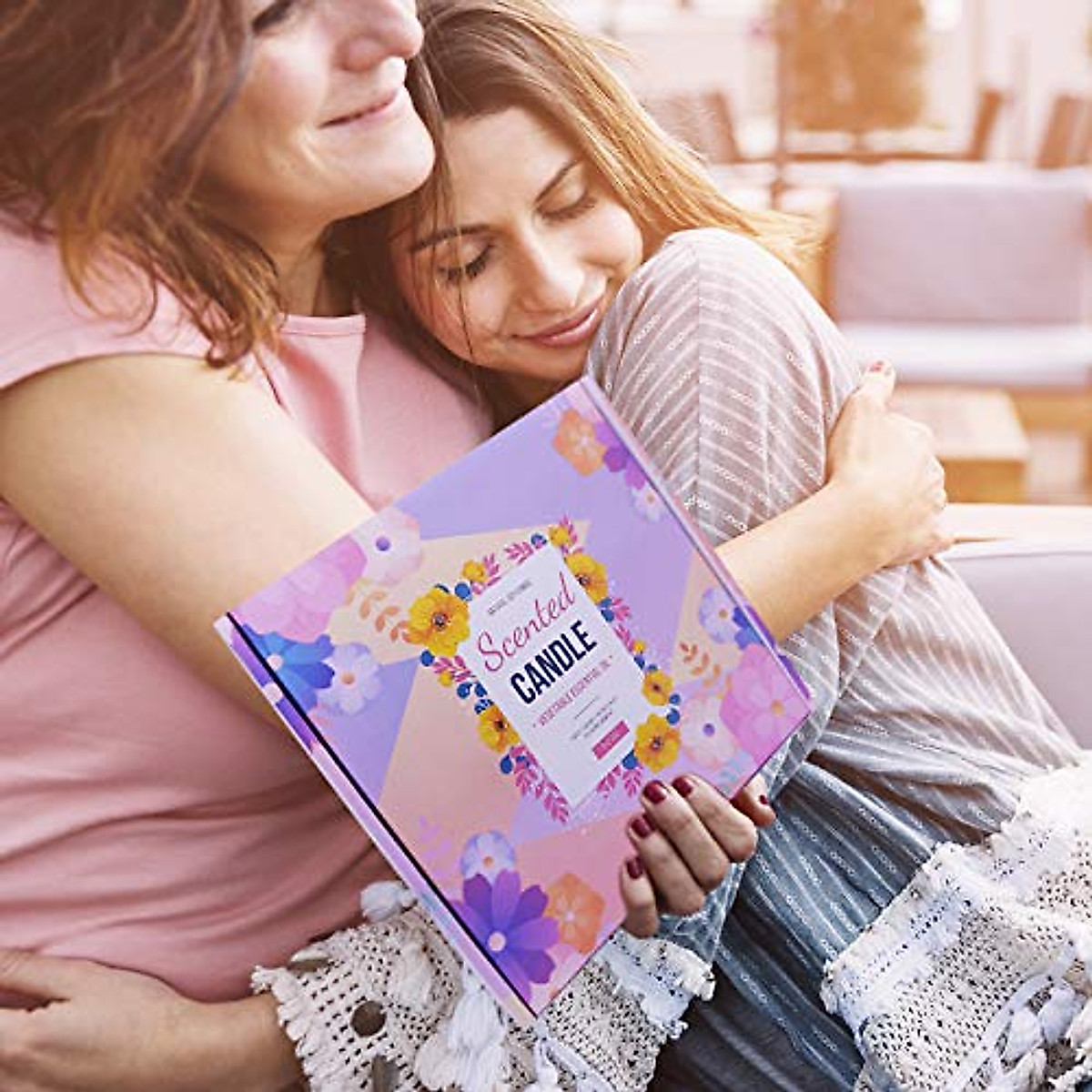 Haoson Christmas Candles Scented Gifts for Women Home Apple Cinnamon, Lavender, Vanilla, Jasmine, Cedar Wood, Fig, Teak, Gardenia and Magnolia Soy Candle Set for Mothers Day Gifts, 9 Packs