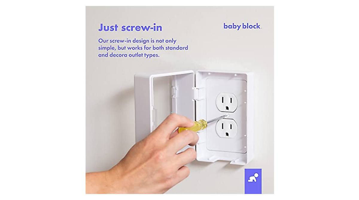 Childproof Outlet Cover with Lock & Key for Safe Home | Baby Block
