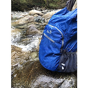 Outlander 100% Waterproof Hiking Backpack Lightweight Packable Travel Daypack(Grey) 25L