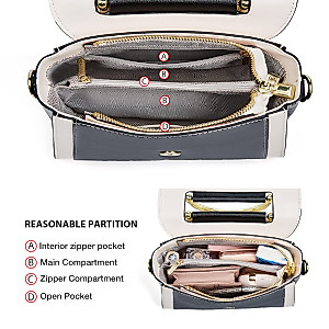 Cow Leather Purse Crossbody Bags for Women Small Tote Handbags for Women Satchel Shoulder Bags Clearance