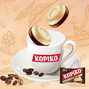 Kopiko Coffee Candy Your Take-Out Pocket Coffee for Every Occasion - Hard Candy Made from Indonesia’s Coffee Beans Contains Real Coffee Extract for Better Taste (800 gr Jar)