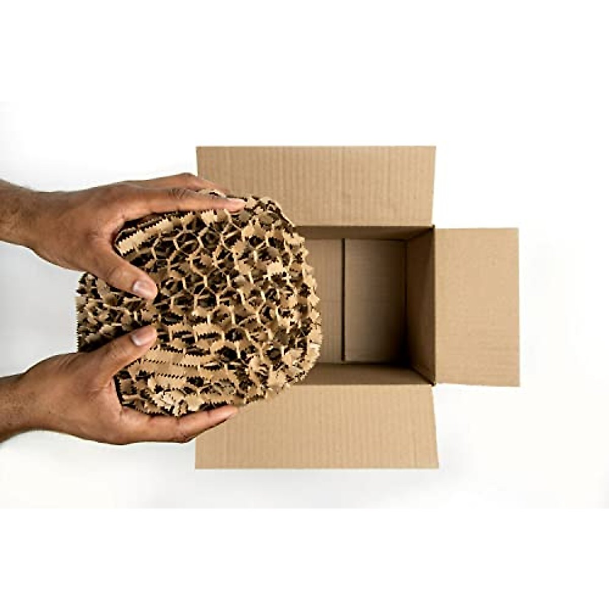 Scotch Cushion Lock Protective Wrap, 12 in x 30 ft, Sustainable Packaging Solution for Packing, Shipping and Moving, No Scissors or Tape Needed, Great Alternative to Bubble Cushion Wrap (PCW-1230)