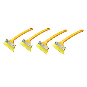 Outdoor Refrigerators 4pcs Snow Deicing Shovel Scratch Free Snow Ice Scraper Car Windshield Auto Window Windshield Snow Scraper for Car SUV Truck Vehicles Stainless Steel Refrigerator