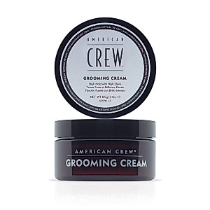 American Crew Men's Grooming Cream (OLD VERSION), Like Hair Gel with High Hold with High Shine, 3 Oz (Pack of 1)