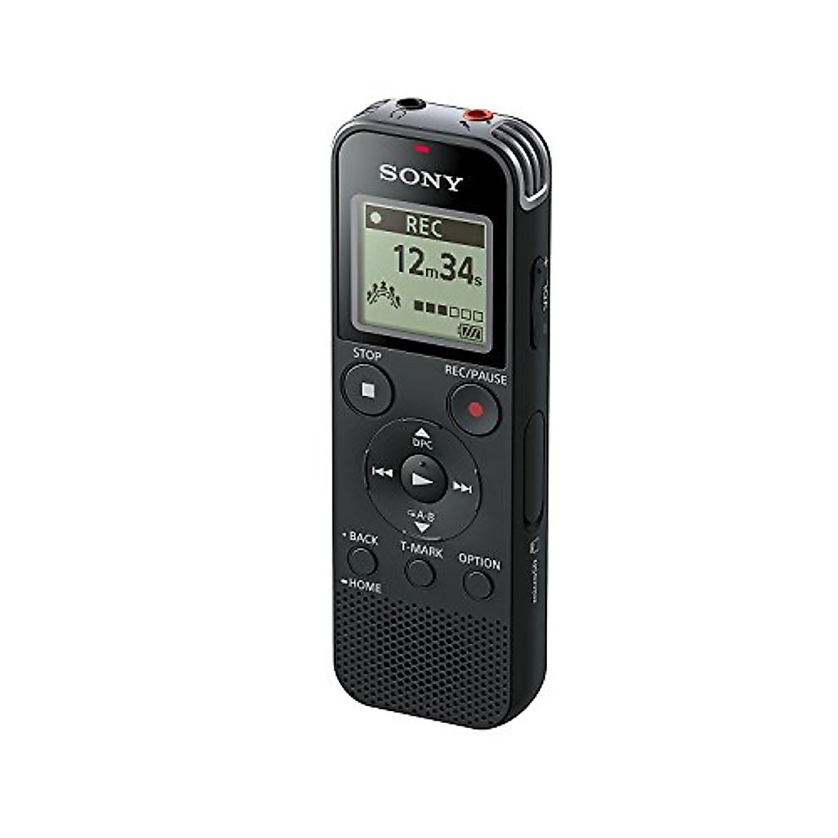 Sony Voice Recorder ICD-PX Series with Built-in Mic and USB, microSD Card Slot Up to 32 GB to Expand Memory, Adjustable Microphone Range, Includes A NeeGo Lavalier Lapel Mic