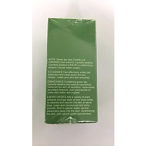 Carlos-CCC Green Tea Purifying Clay Face Mask, Face Moisturizes Oil Control Blackhead Remover Deep Clean Pore Purifying Clay Stick Deep Cleansing Mask, for All Skin Men Women (1PCS Green Tea)