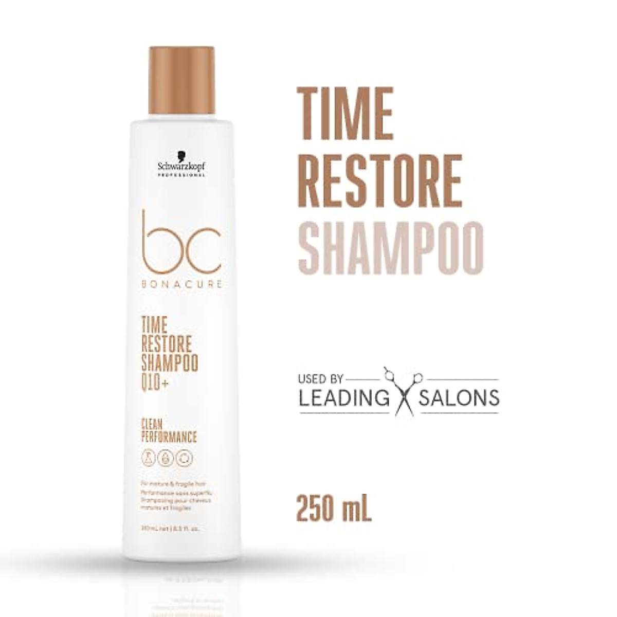 BC BONACURE Q10+ Time Restore Micellar Shampoo, 8.5-Ounce