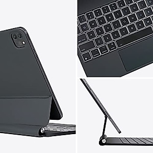 mobee Magic Keyboard Case for iPad Pro 12.9/13 inch & iPad Air 13, Magnetic Keyboard Case with Multi-Touch Trackpad, Backlit (Onyx, iPad Pro 13 inch M4 2024)