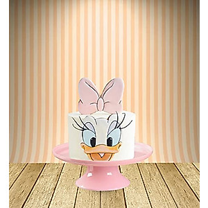 Acrylic Round Cake Stand Cupcake Stand Candy Stand (Baby Pink)