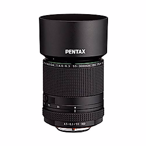 Pentax K-3 Mark III APS-C-Format DSLR Camera, Silver HD DA 55-300mm f/4.5-6 .3 ED PLM WR RE Telephoto Zoom Lens D-BG8 Battery Grip, Black