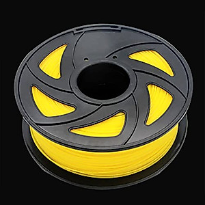 PETG Filament Easy Refill Filament 1.75mm Perfect Match Pure Material High Tenacity Standard Size for Printing (Yellow)