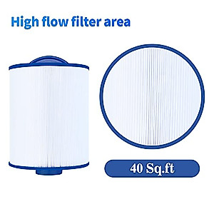 Cryspool PMA40L Spa Filter Compatible with 6CH-402,PMA40L-F2M,X268543,Master Spas Twilight X268365,X26851,X268514, 40 sq.ft, 2 Pack.